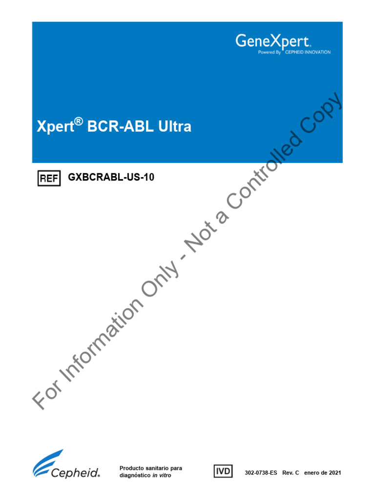 Xpert Bcr-Abl Ultra Assay-Spanish Pi 302-0738-Es Rev. C - 1 | PDF