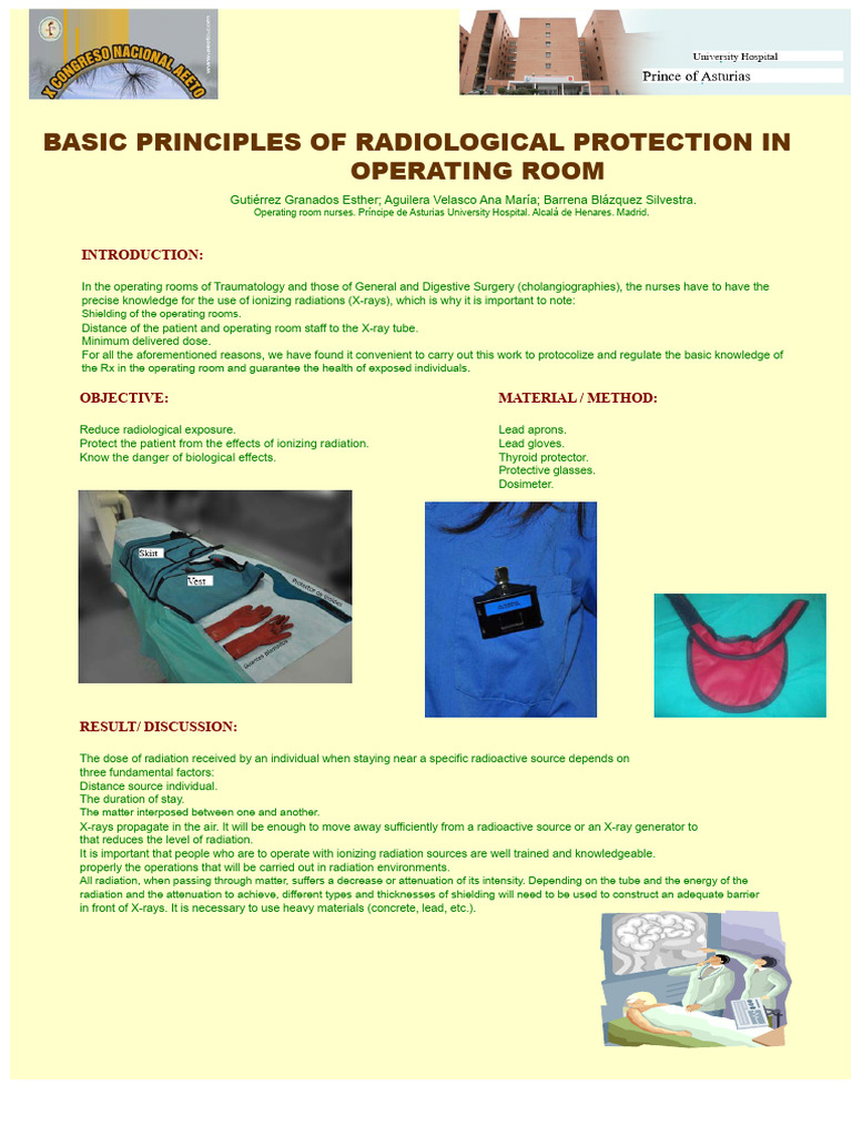 Radiological Protection Principles Operating Room | PDF | Radiation ...