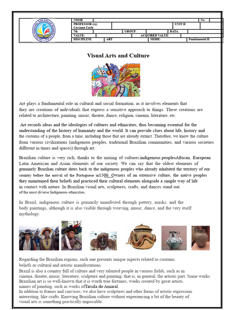 Brazilian Indigenous Art and Culture Insights | PDF | The Arts | Brazil