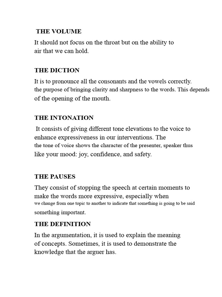 Voice Techniques for Effective Speaking | PDF