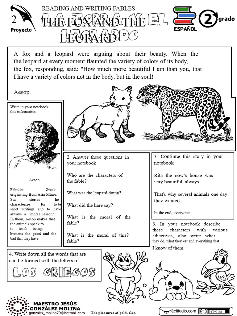 Fables: Lessons Through Animal Tales | PDF | Fable | Aesop