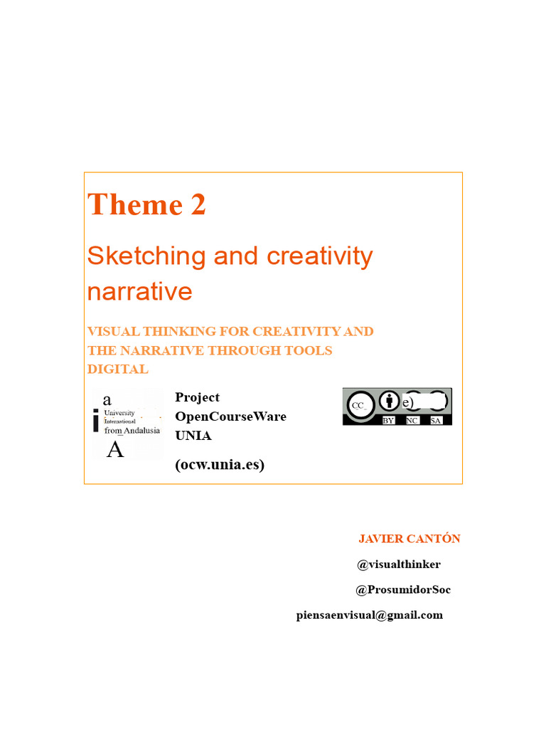 Visual Thinking for Creativity & Narrative | PDF | Narrative | Storytelling