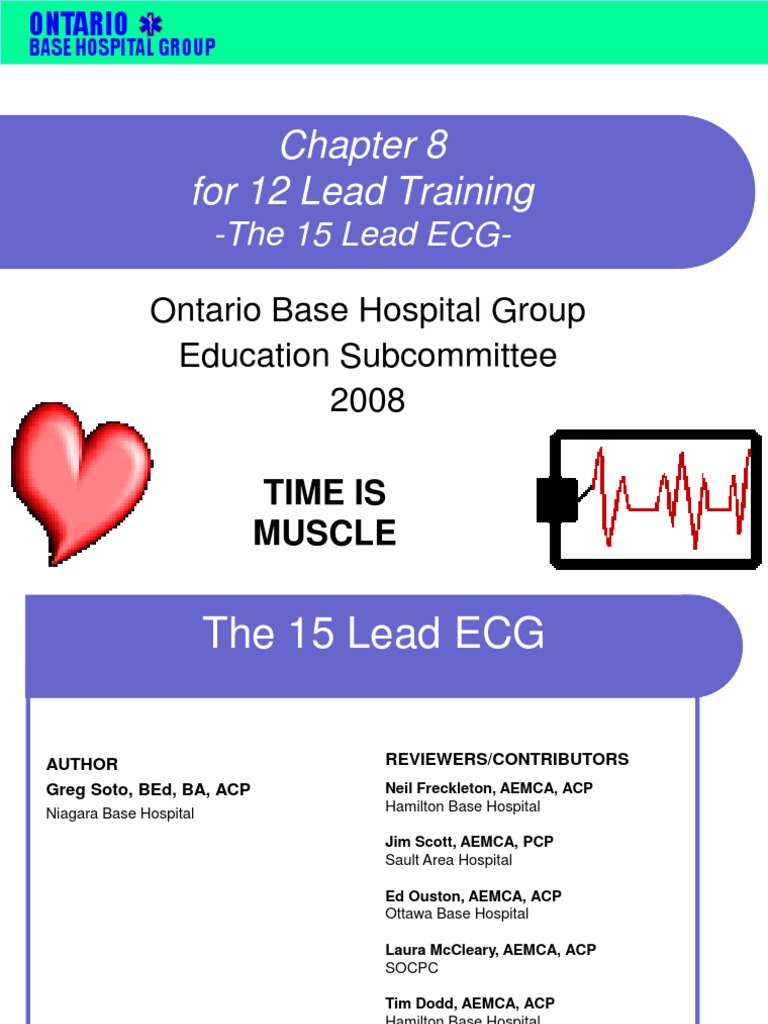 15 Lead ECG Training PP | Download Free PDF | Electrocardiography | Heart