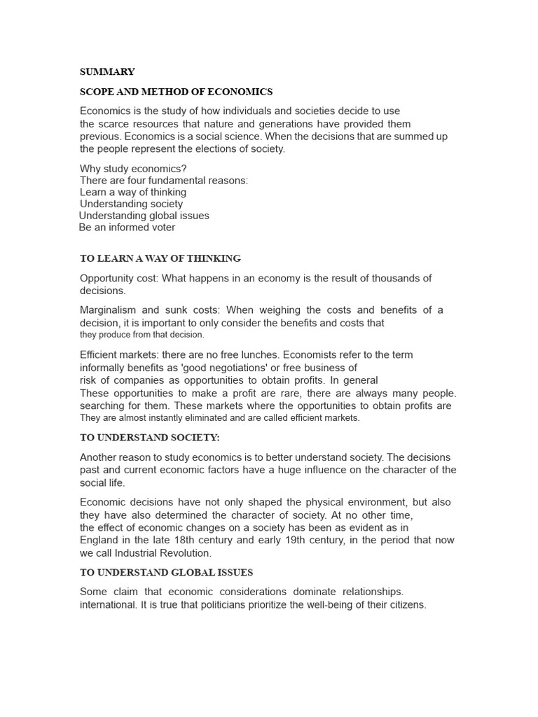 SUMMARY Book Principles of Economics Case Fair | PDF | Economics ...