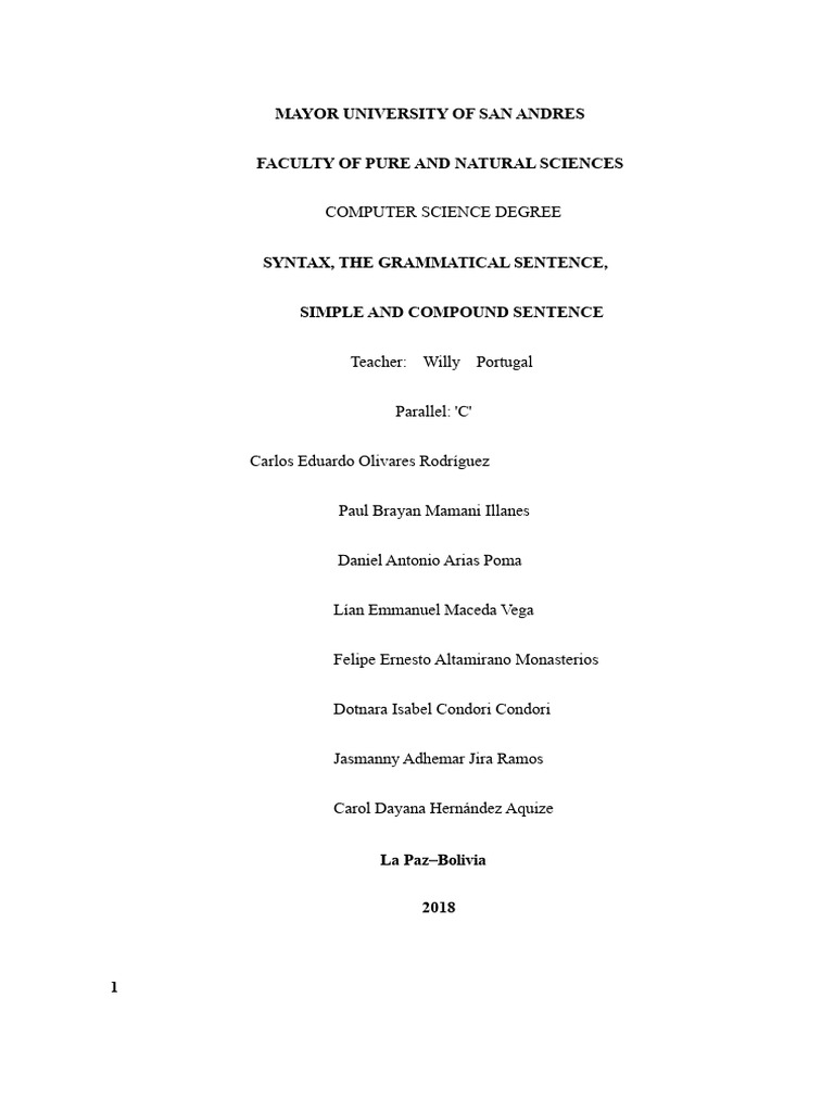 Corrected Final Monograph PDF | PDF | Syntax | Subject (Grammar)