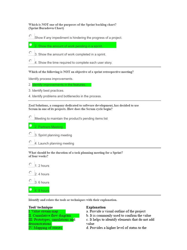 Scrum Questions With DOUBT | PDF | Scrum (Software Development)
