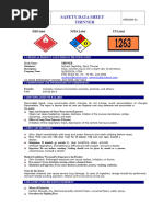 Paint Thinner Safety Data Sheet | PDF
