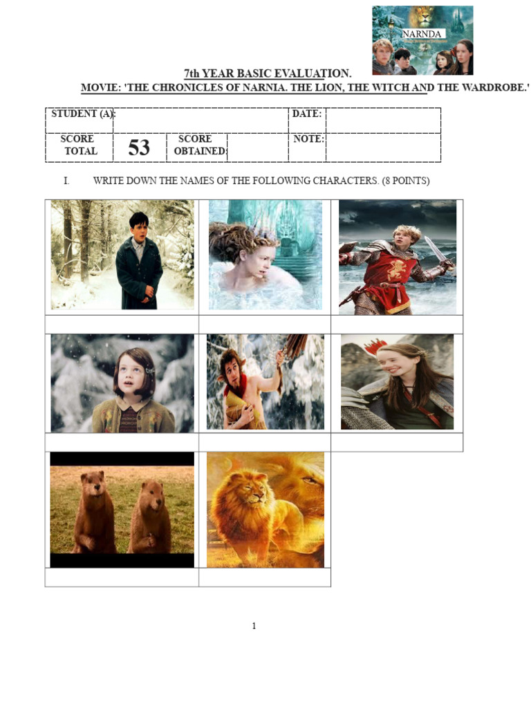 Narnia: Jadis and the Stone Table | PDF | Aslan | The Chronicles Of Narnia