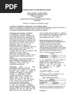 Siwoloboff Method for Boiling Point Determination | PDF | Phase (Matter ...