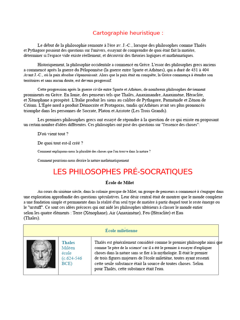 Histoire des philosophes grecs anciens | PDF | Platon | Socrate