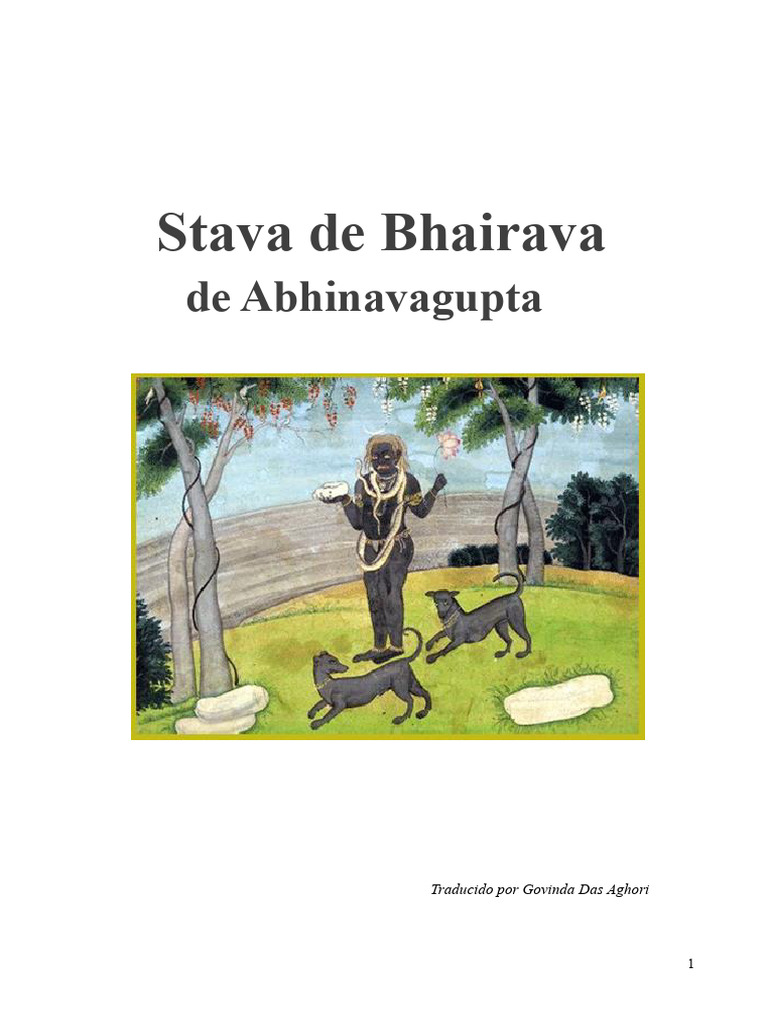 Bhairava Stava | PDF | Shiva