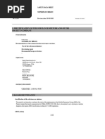 Flocculant Safety Data Sheet Summary | PDF | Wellness