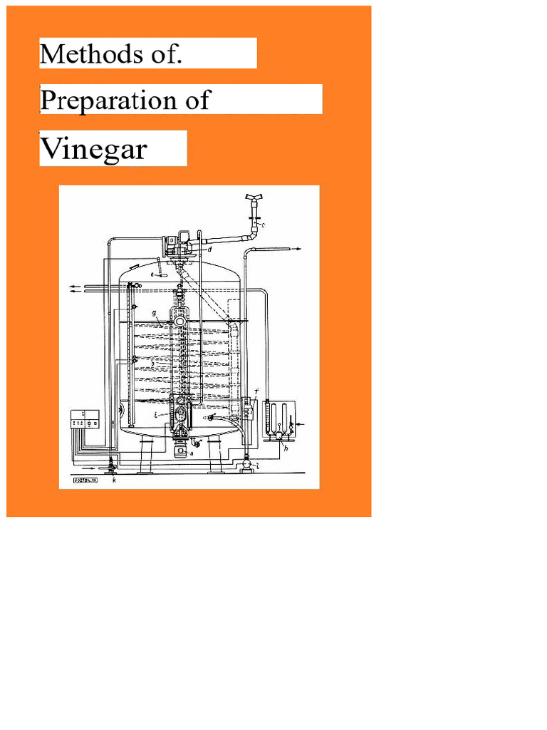 Vinegar Production Methods Explained | PDF | Vinegar | Acetic Acid