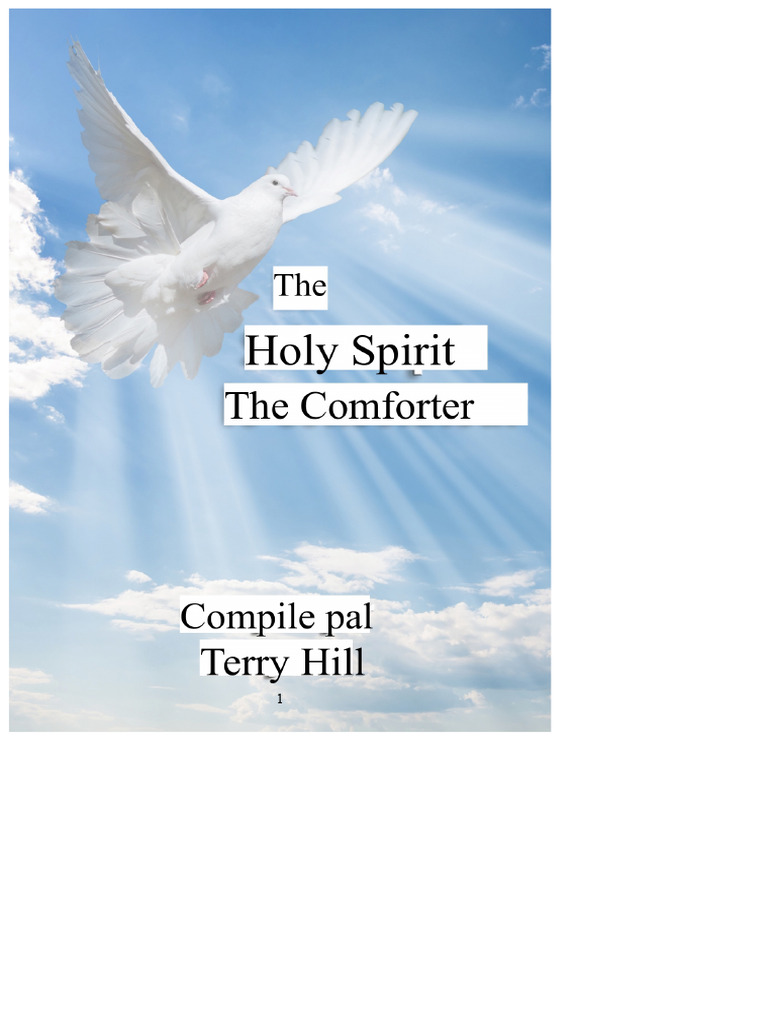 The Holy Spirit - The Comforter | PDF | Jesus | God The Father