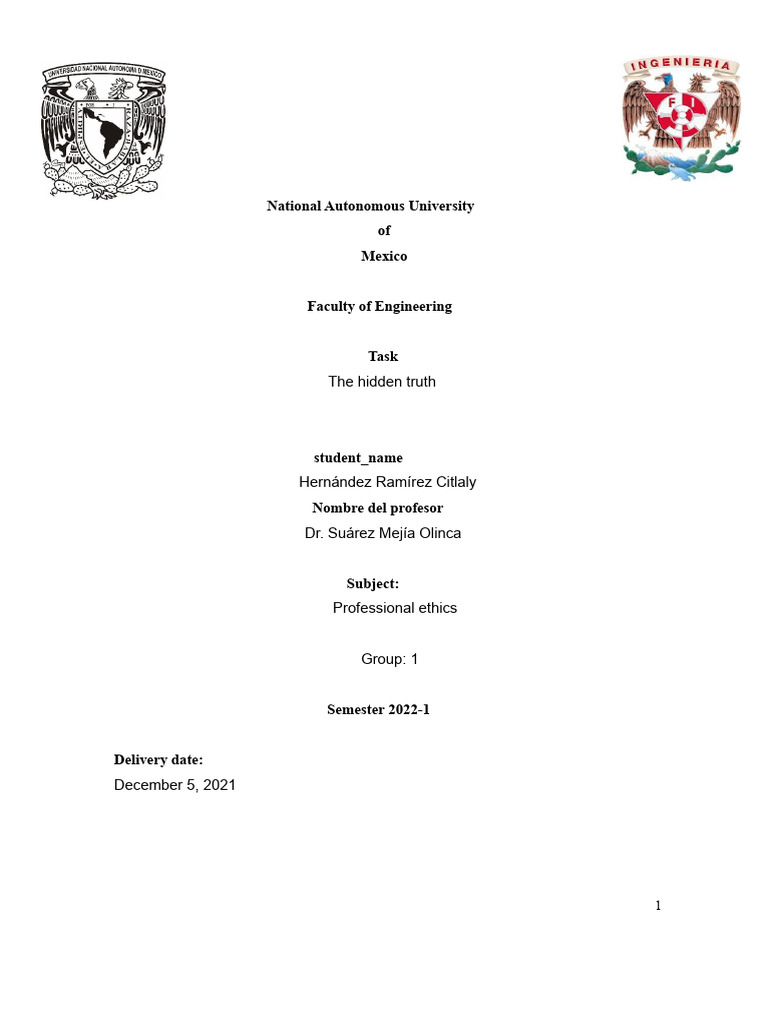 The Hidden Truth (Will Smith) | PDF