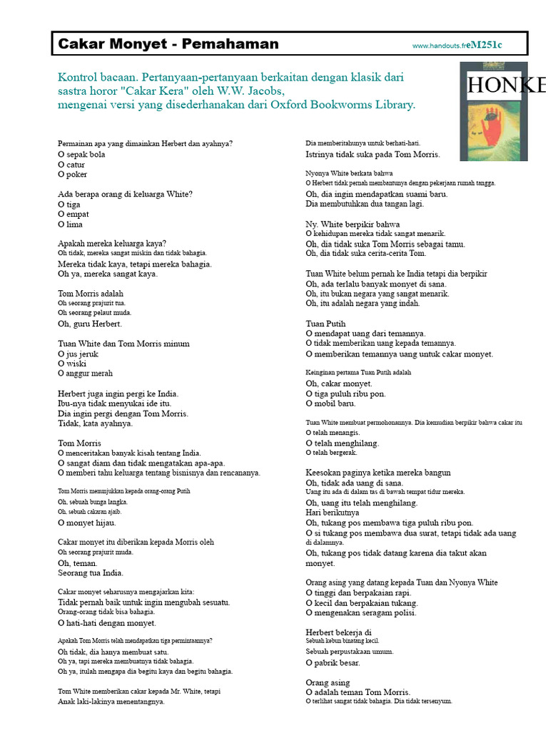 Pilihan Ganda Kaki Monyet | PDF