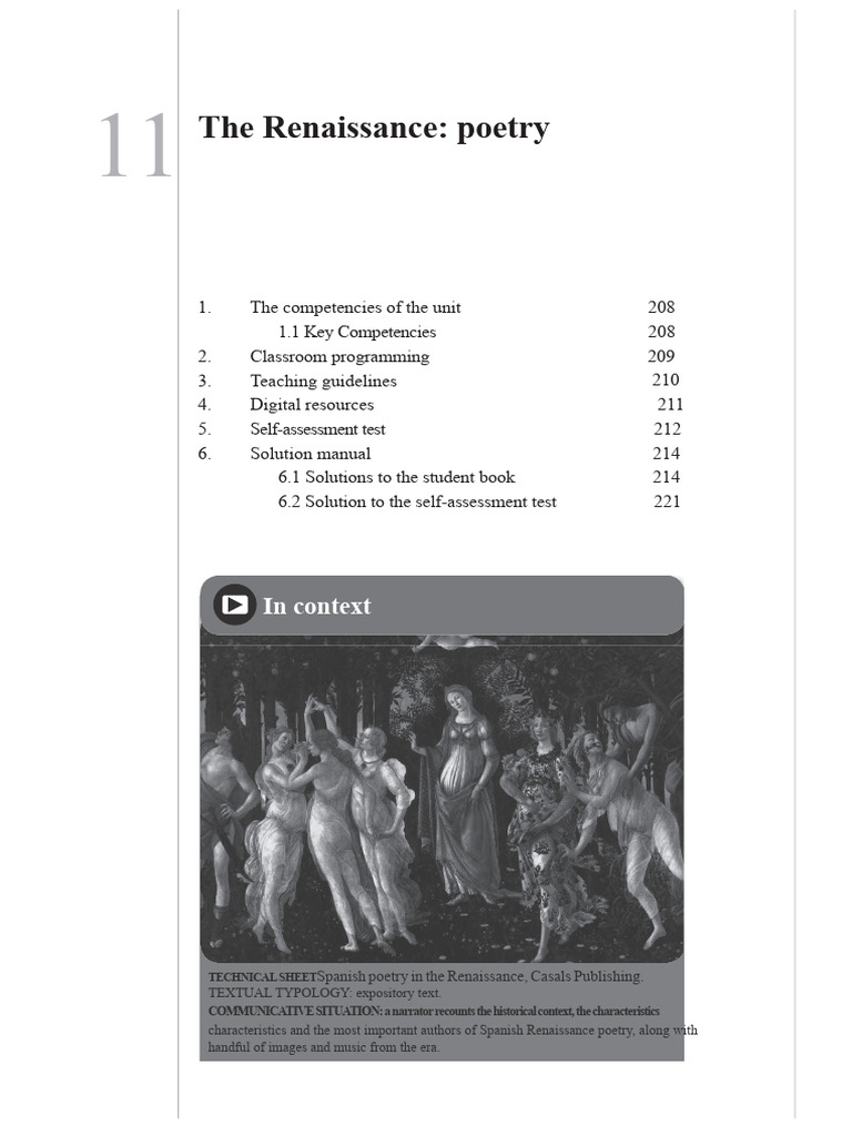 Spanish Renaissance Poetry Overview | PDF | Poetry | Renaissance