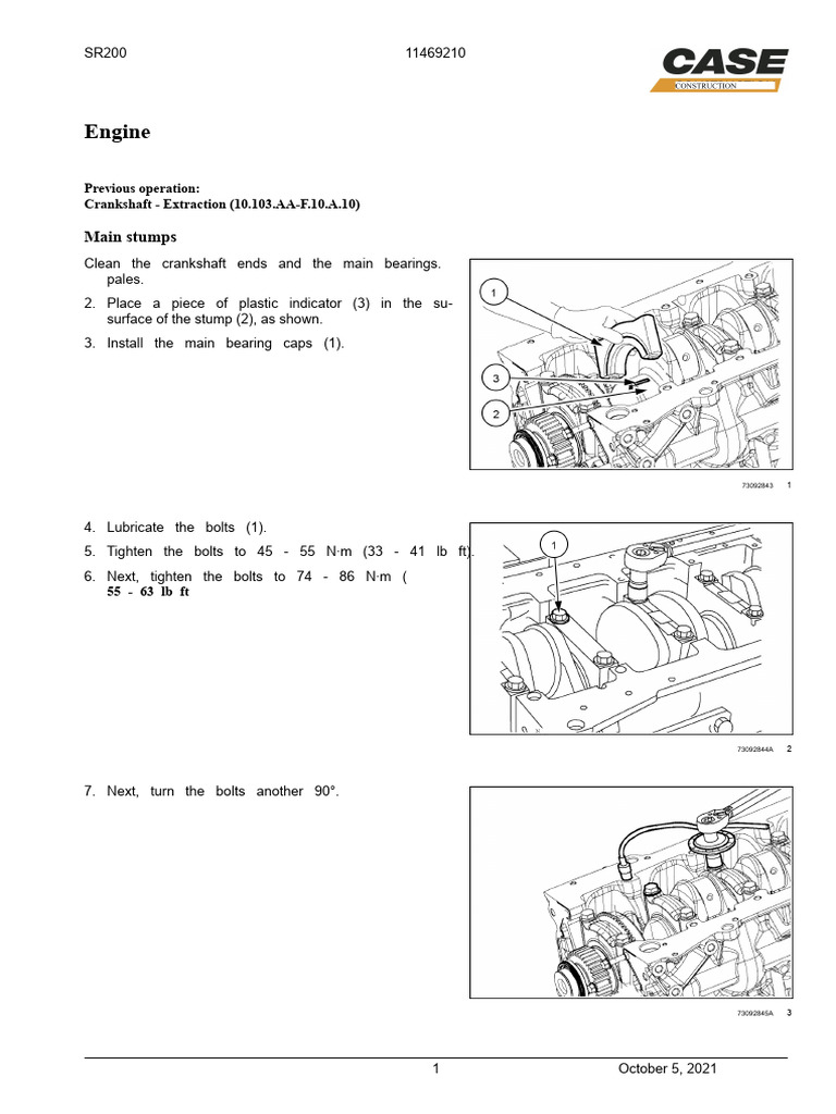 Crankshaft Journal Measurement Guide | PDF | Bearing (Mechanical) | Engines