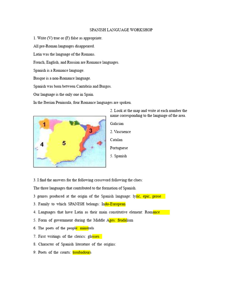 Workshop Spanish Language My Love | PDF | Poetry | Spain