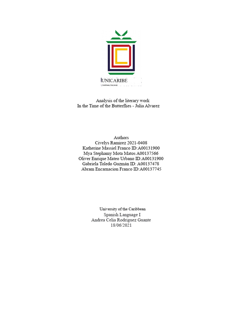 Final Project - Spanish Language 1 | PDF