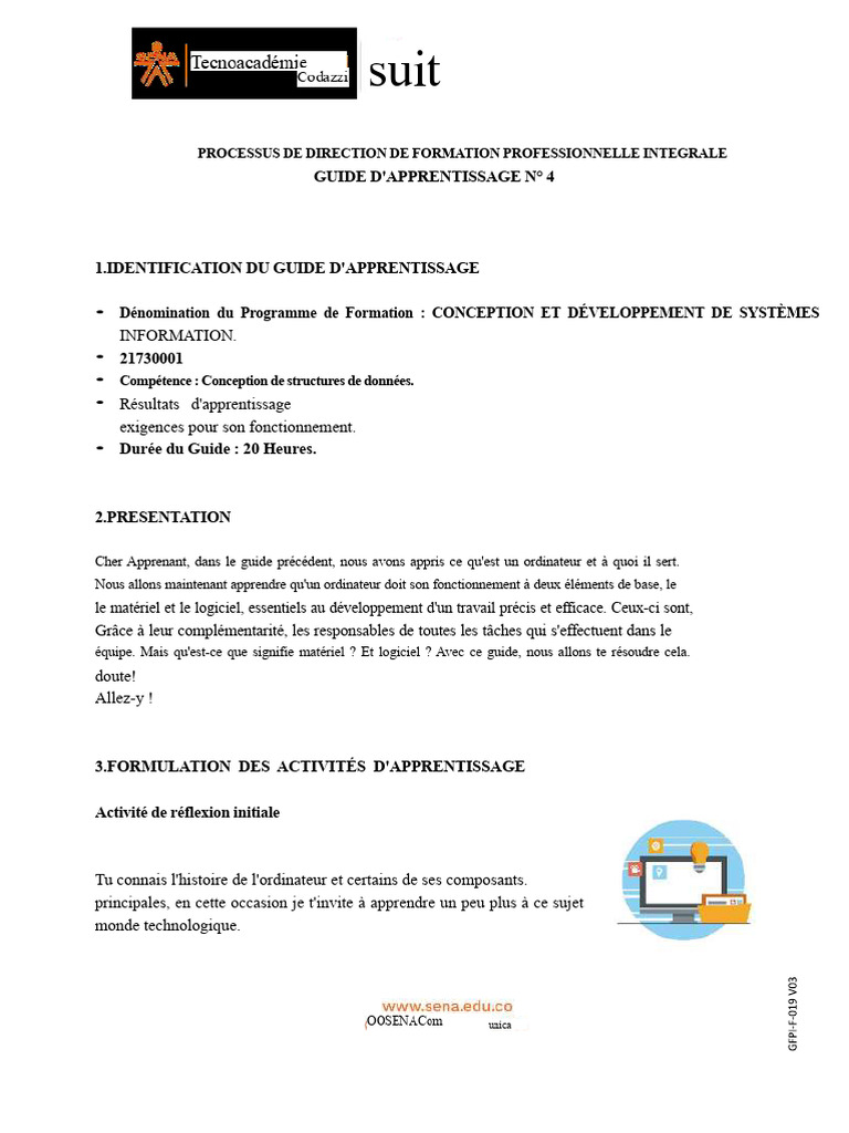 Guide sur Matériel et Logiciel Informatique | PDF | Ordinateur de ...