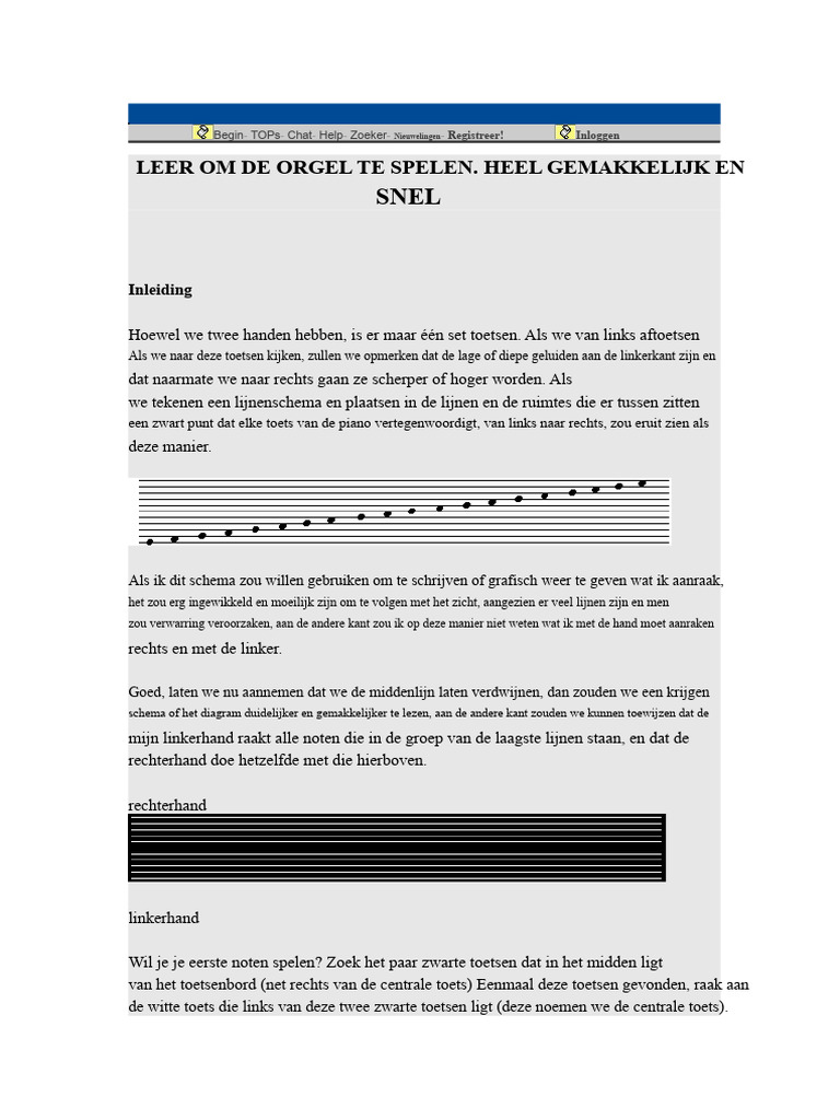 Orgels Cursus | PDF