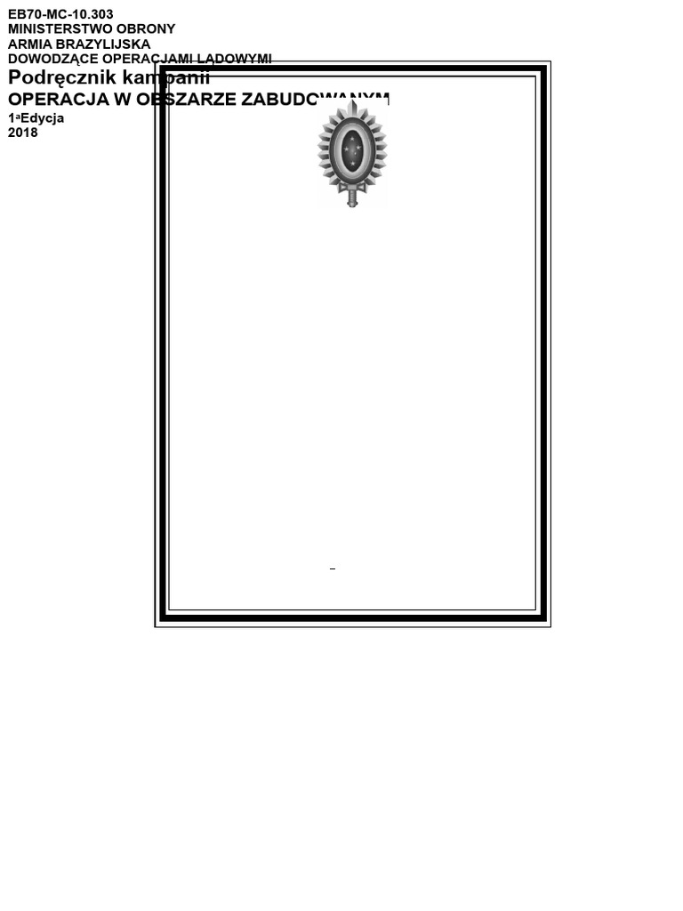 Eb70 MC 10.303 Operacja W Rea | PDF