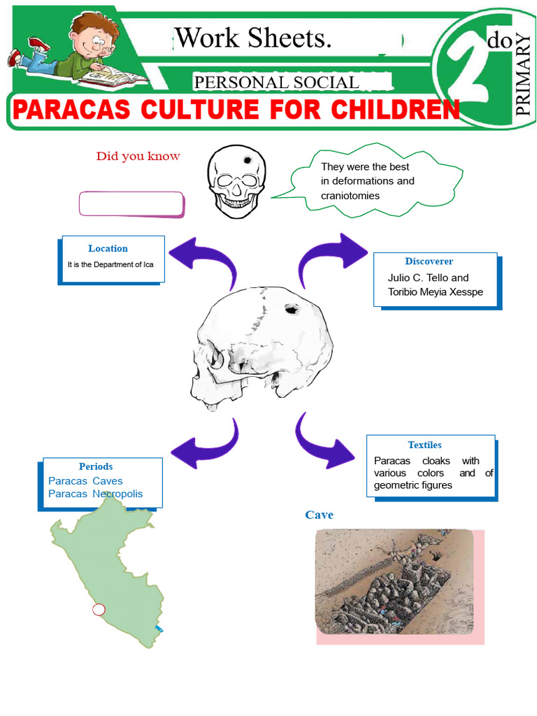 Paracas Culture For Children For Second Grade of Primary School | PDF