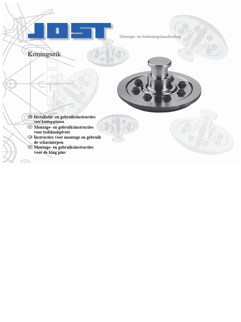 Jost Kingpin Datasheet | PDF
