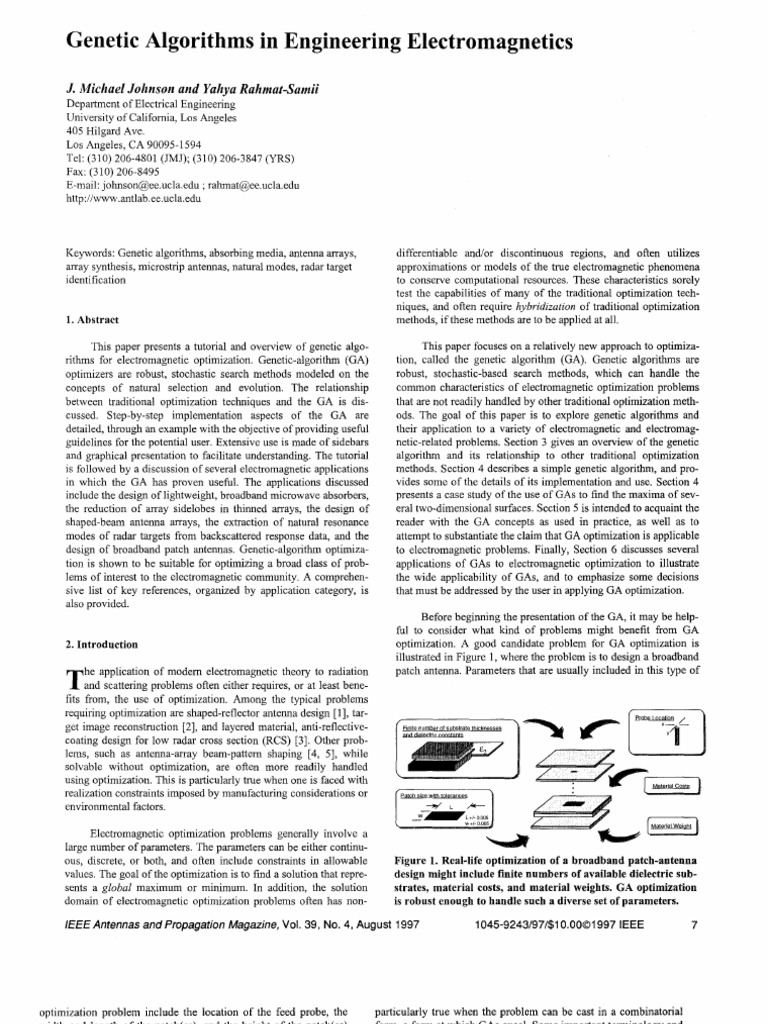 Ga 1 Pdf Genetic Algorithm Mathematical Optimization