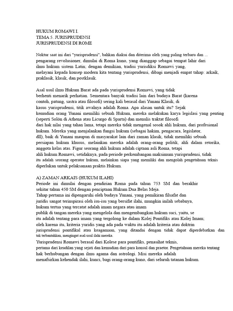 Yurisprudensi Kuno | PDF