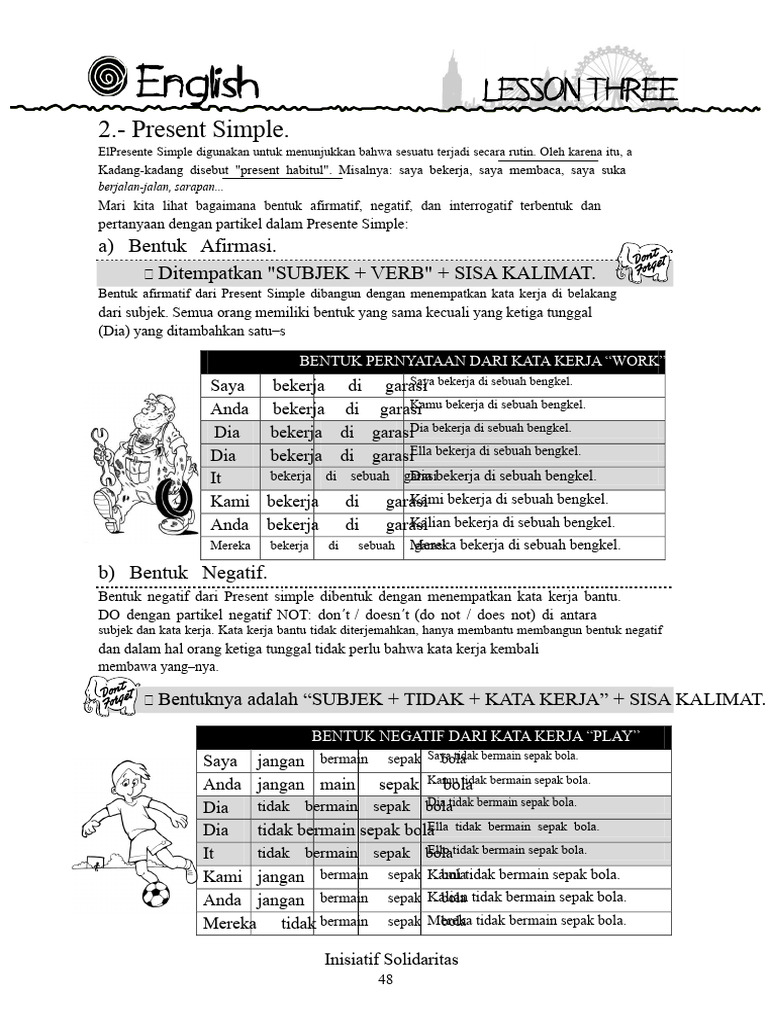 Teori Present Simple | PDF