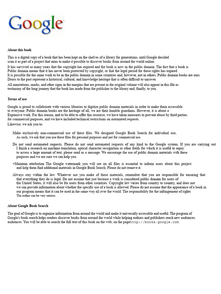 Public Domain Book Access Guide | PDF | Public Domain | Google Books