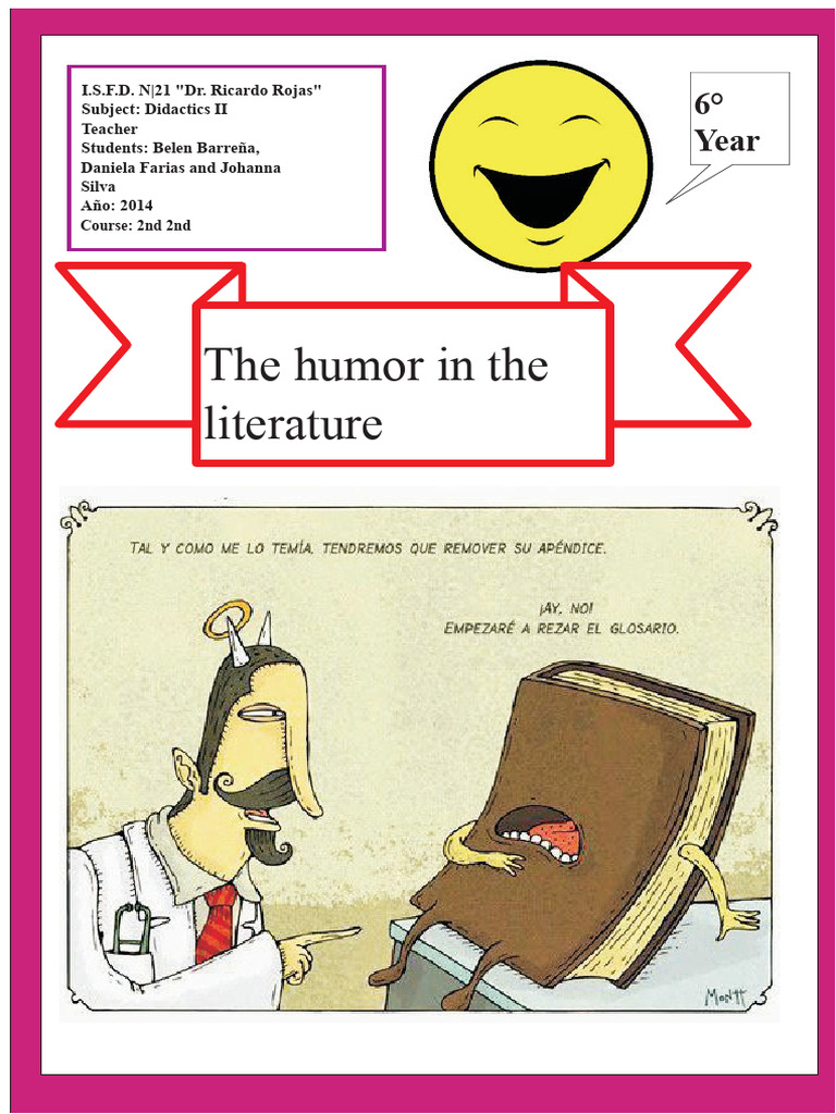 Humor in Literature, 6th Year | PDF | Parody