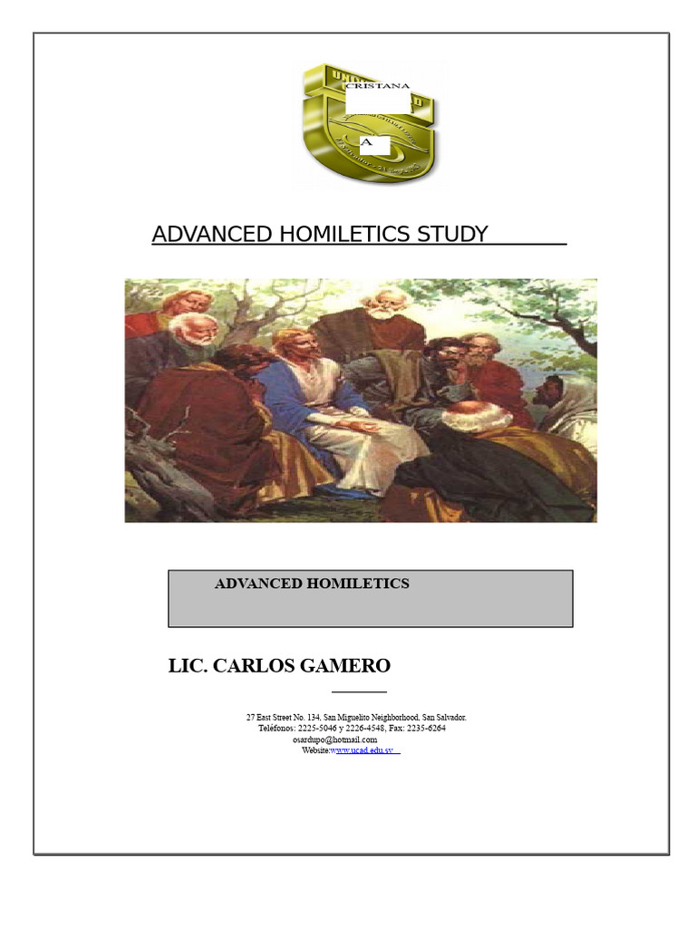 Advanced Homiletics Guide | PDF | Expository Preaching | Sermon