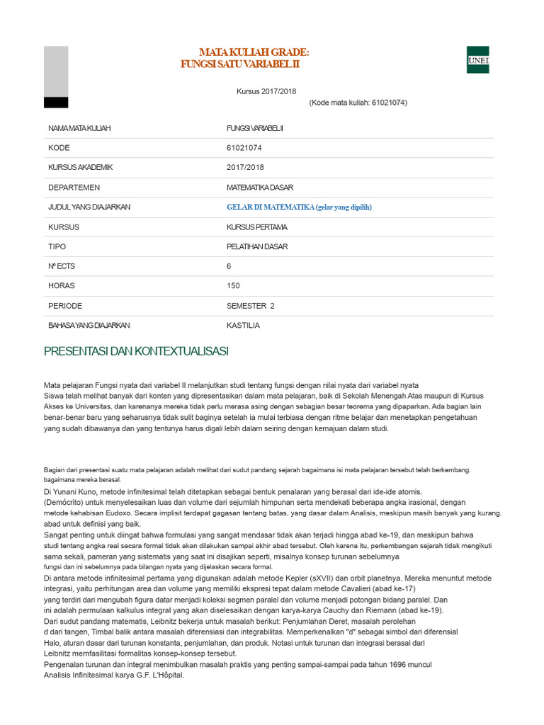 Fungsi Variabel II: Dasar dan Aplikasi | PDF