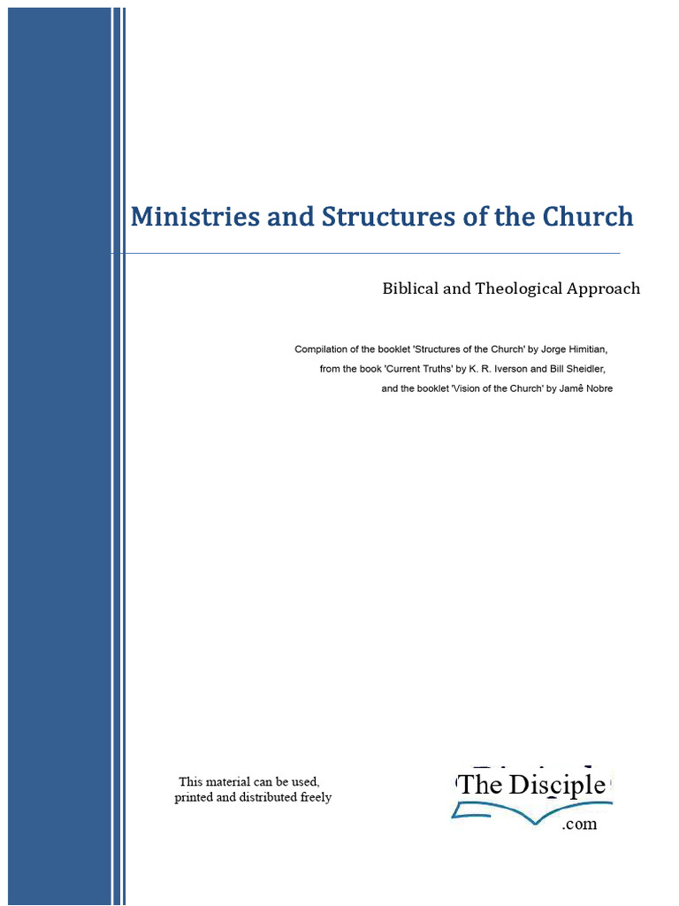 Ministries and Structures of The Church (Jorge Himitian) | PDF | Elder ...