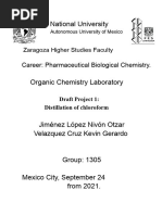 Reflux Apparatus Setup for Ochem Lab | PDF | Physical Sciences | Chemicals