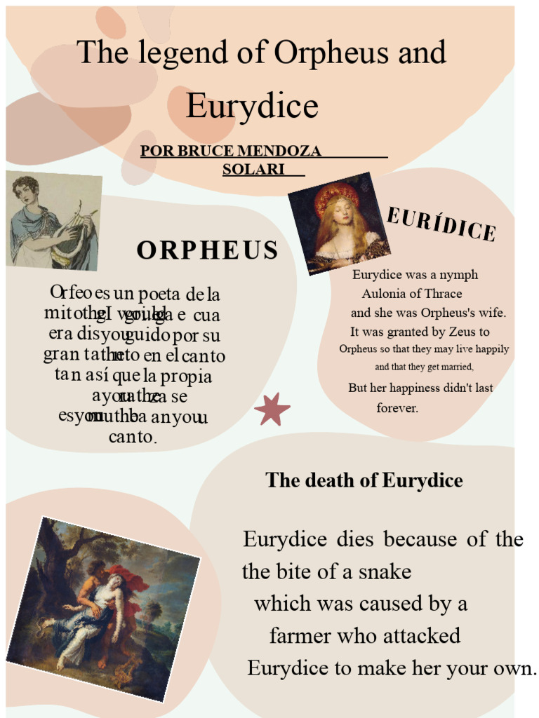 The Legend of Orpheus and Eurydice. | PDF