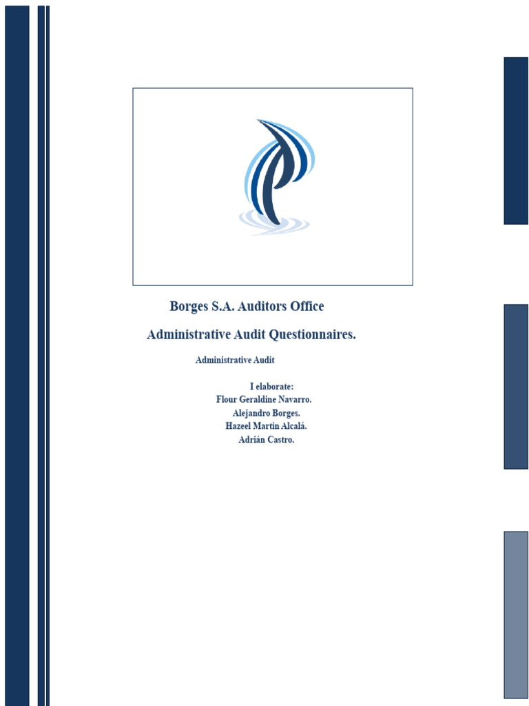 Administrative Audit Questionnaire | PDF | Audit | Human Resources