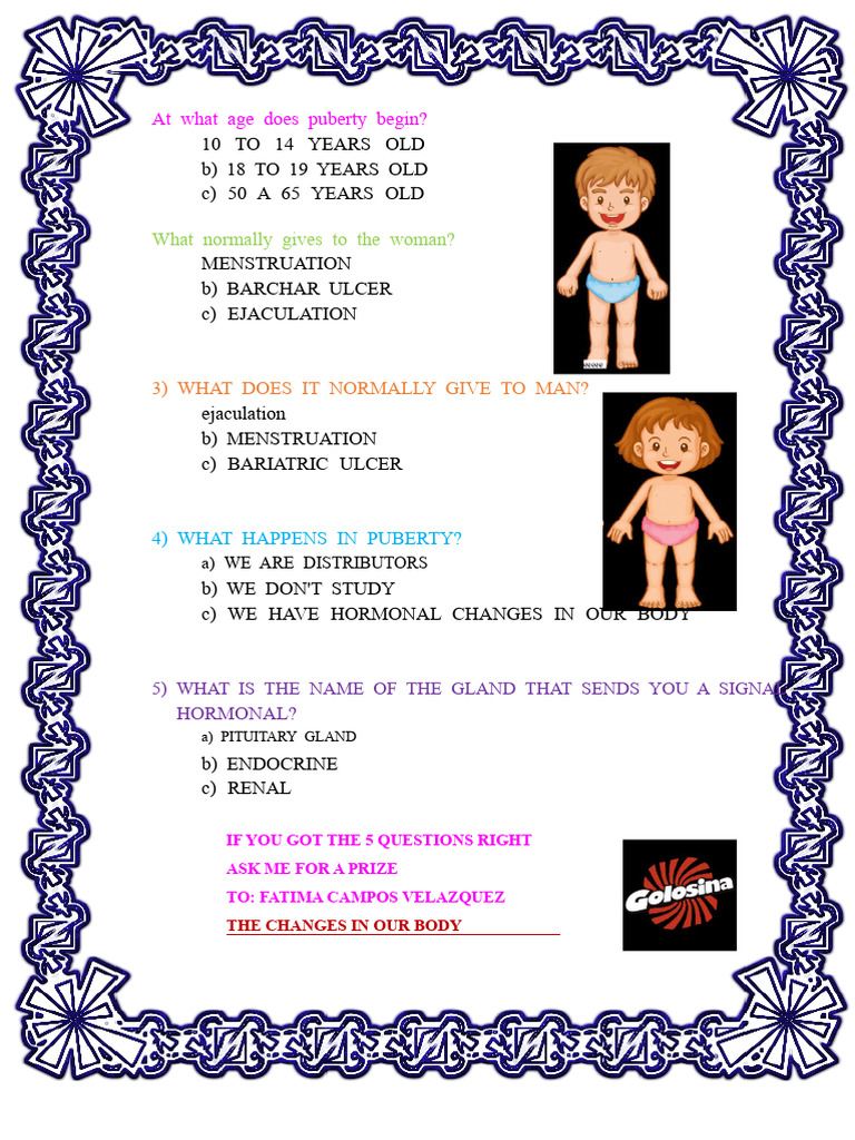At What Age Does Puberty Begin? | PDF