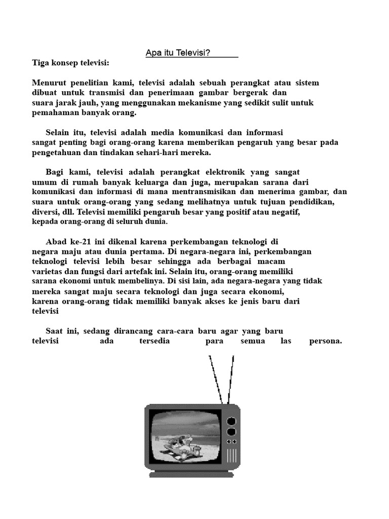 Apa Itu Televisi | PDF