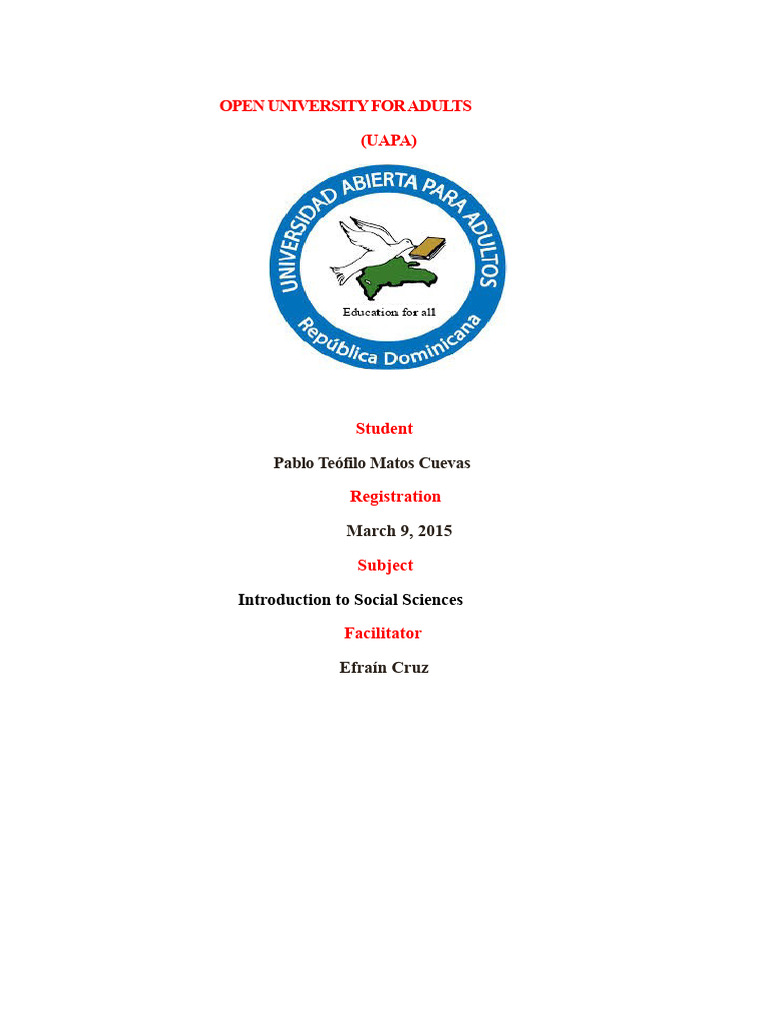 Task 1. Introduction To Social Sciences | PDF | Social Sciences | Science