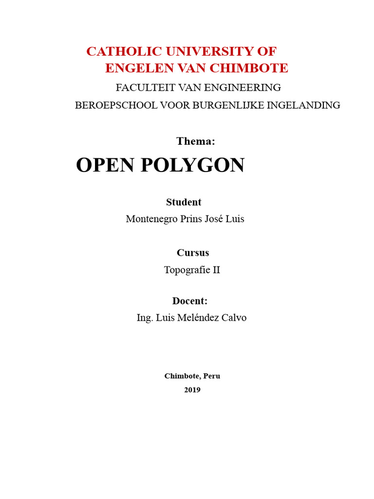Open Polygoon | PDF