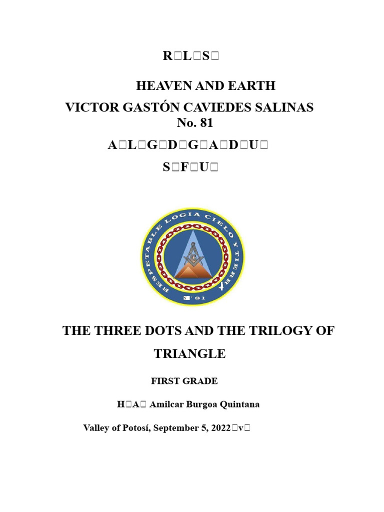 THE THREE POINTS AND THE TRIANGLE TRILOGY - Imp | PDF | Triangle ...