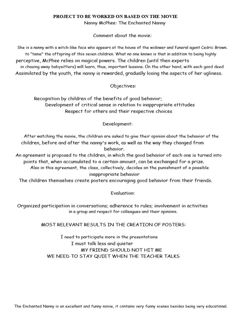 Nanny McPhee | PDF | Teachers