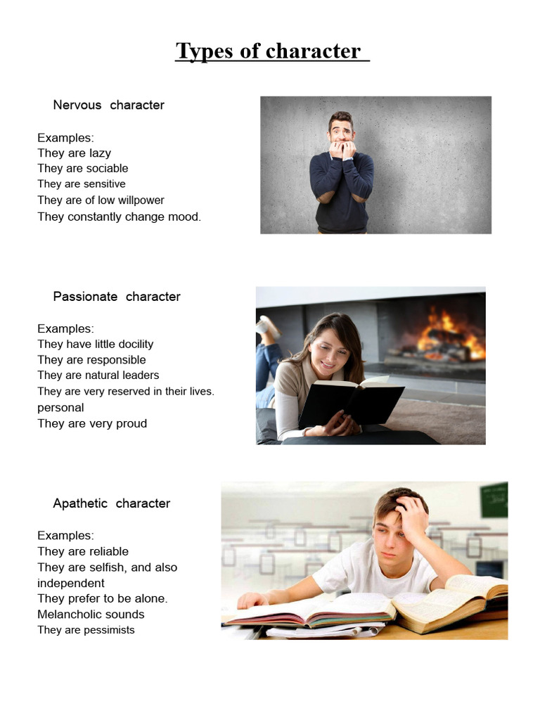 Types of Character | PDF | Extraversion And Introversion | Behavioural ...