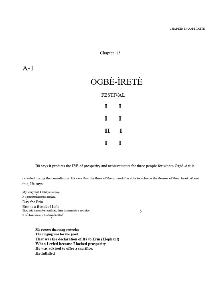 Ogbè Ate | PDF