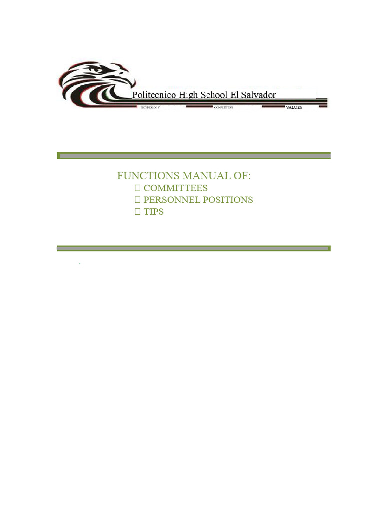 ORGANIZATION and FUNCTIONS OF COMMITTEES | PDF | Teachers | Libraries