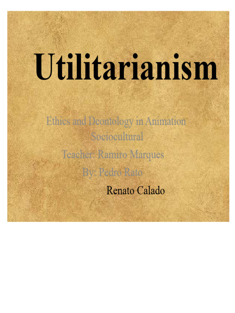 What Is Utilitarianism? | PDF | Utilitarianism | Hedonism
